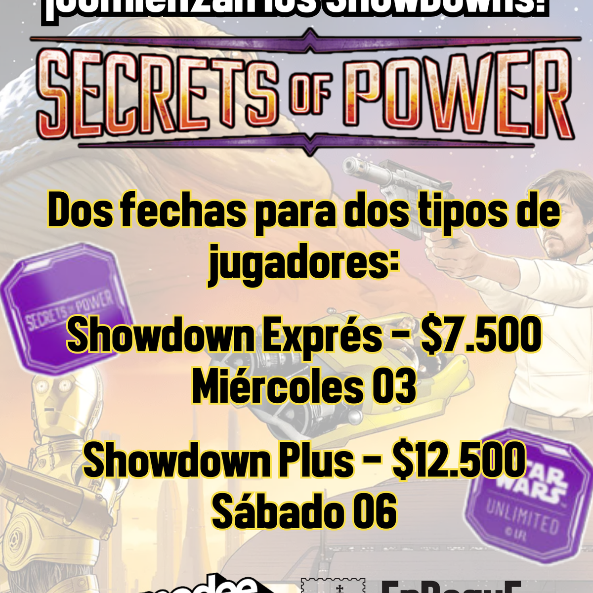 Inscripción SWU Secrets of Power - Showdown – Juegos Enroque
